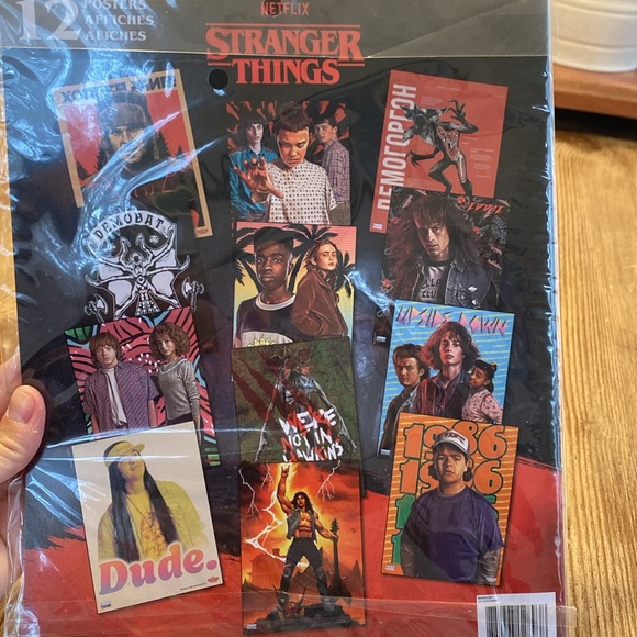 STRANGER THINGS | Other | Stranger Things Lot Of Posters And Device ...